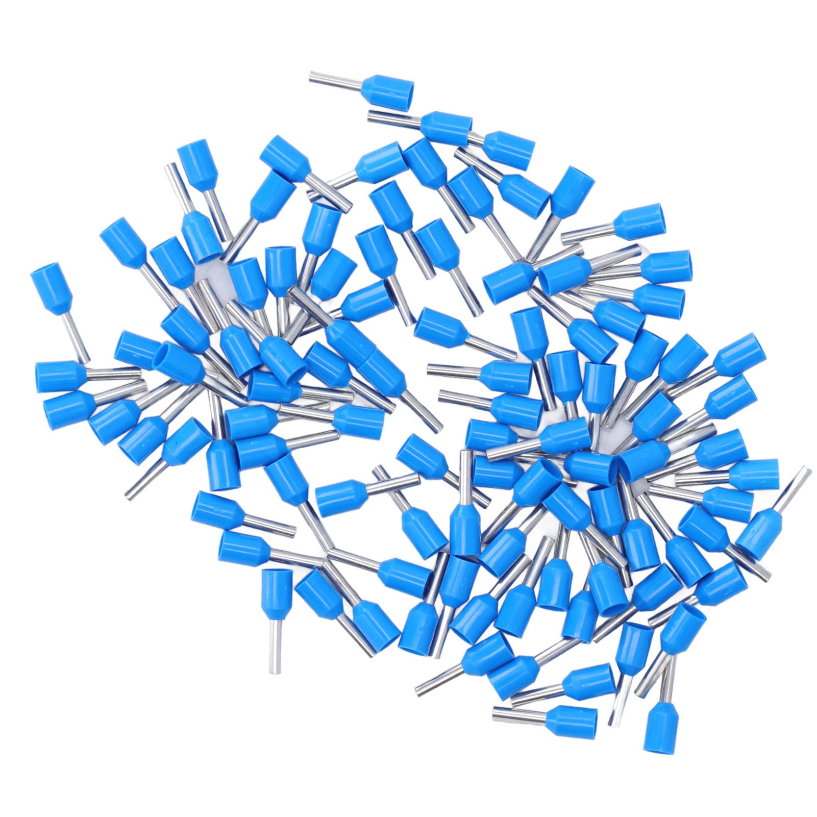 Neyseki 100pcs E1508 Pin Cord End Terminal Copper PVC Wire Insulated ...