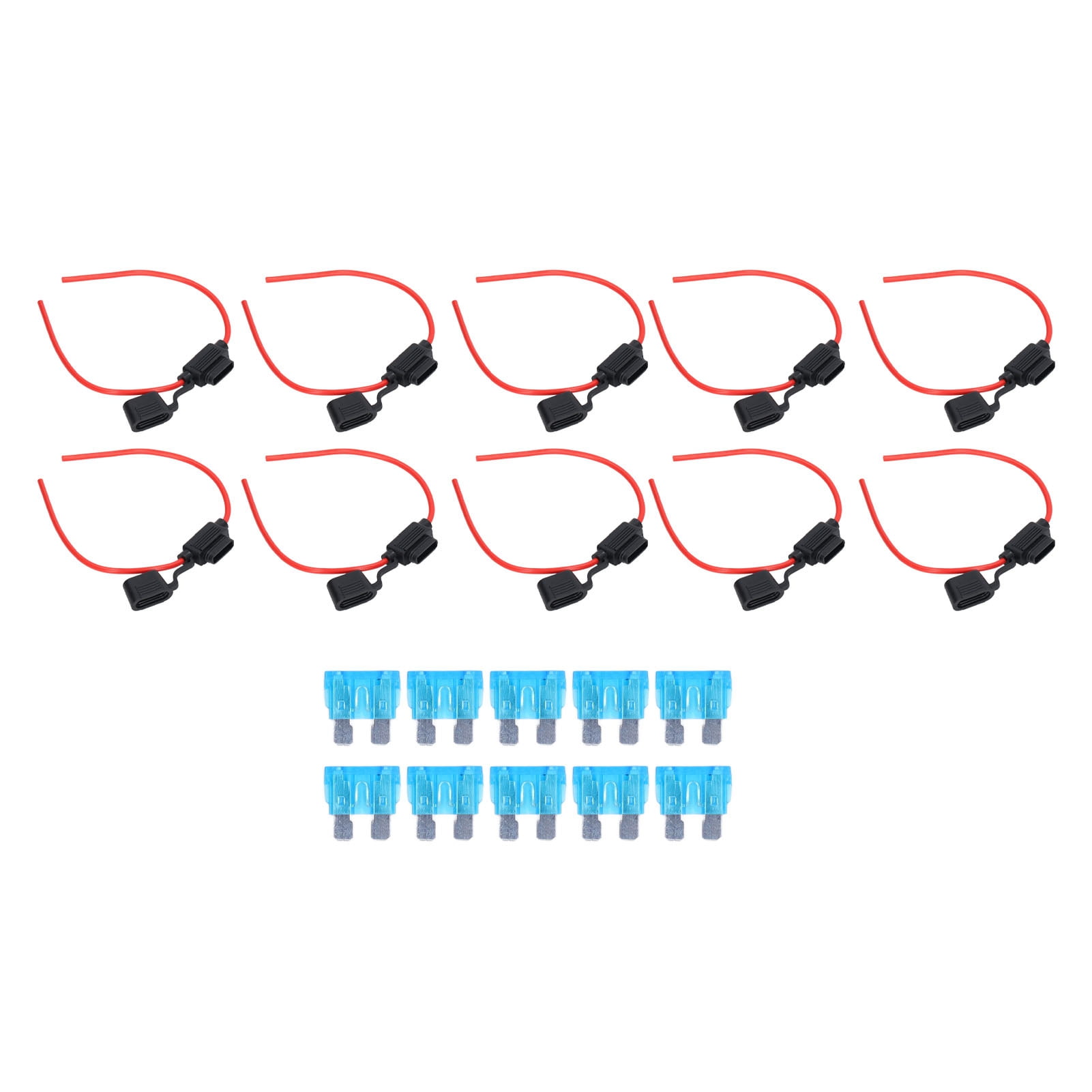 Neyseki 10Set Inline Fuse Holder Melting Resistance Easy Wiring ...