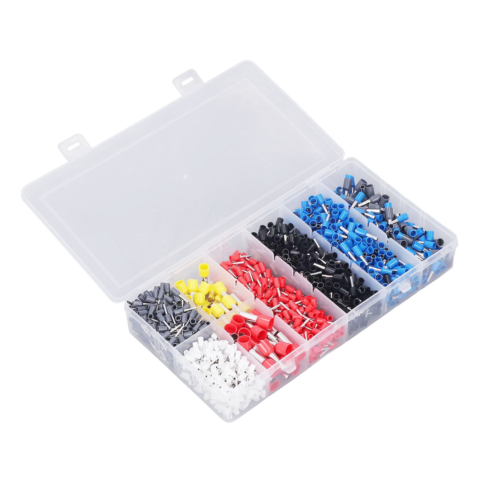 Neyseki 1300Pcs Cold Pressed Tube Terminal Electric Wire Cable ...