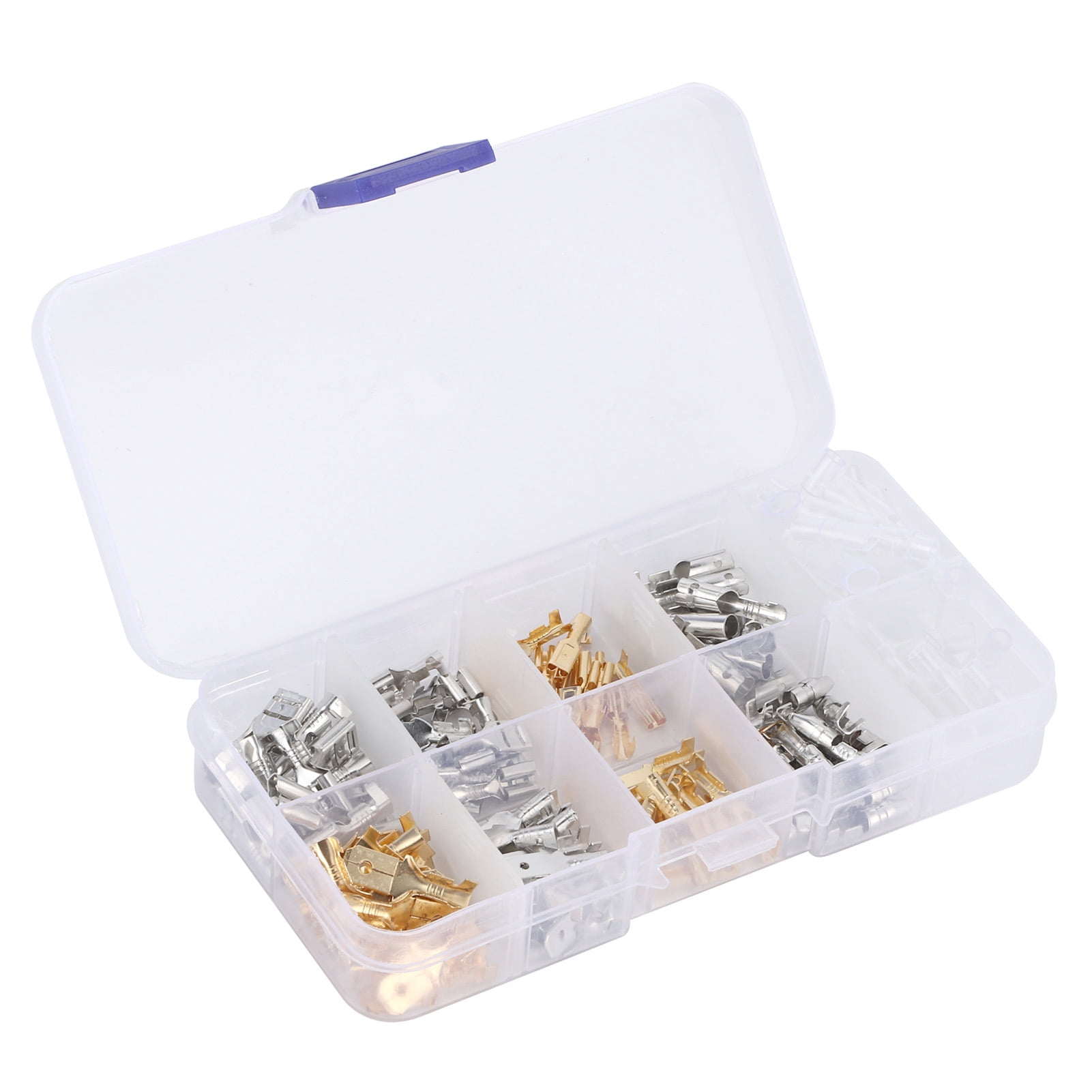 Neyseki 150PCS 2.8/4.8/6.3/4MM Male Female Cold Pressed Wire Terminals ...