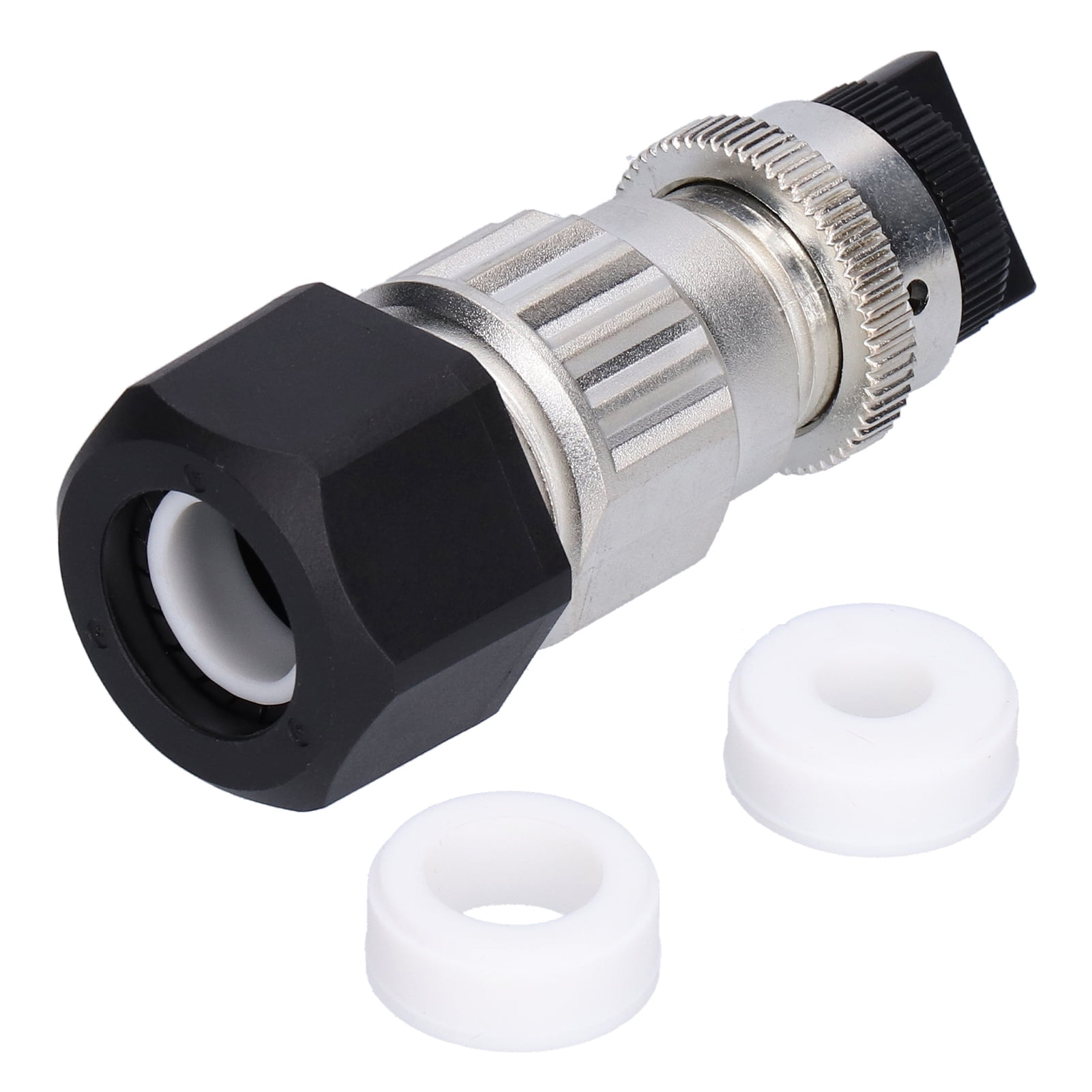 Neyseki 2 Pin Circular Plug Straight Hole Female Power Connector with ...