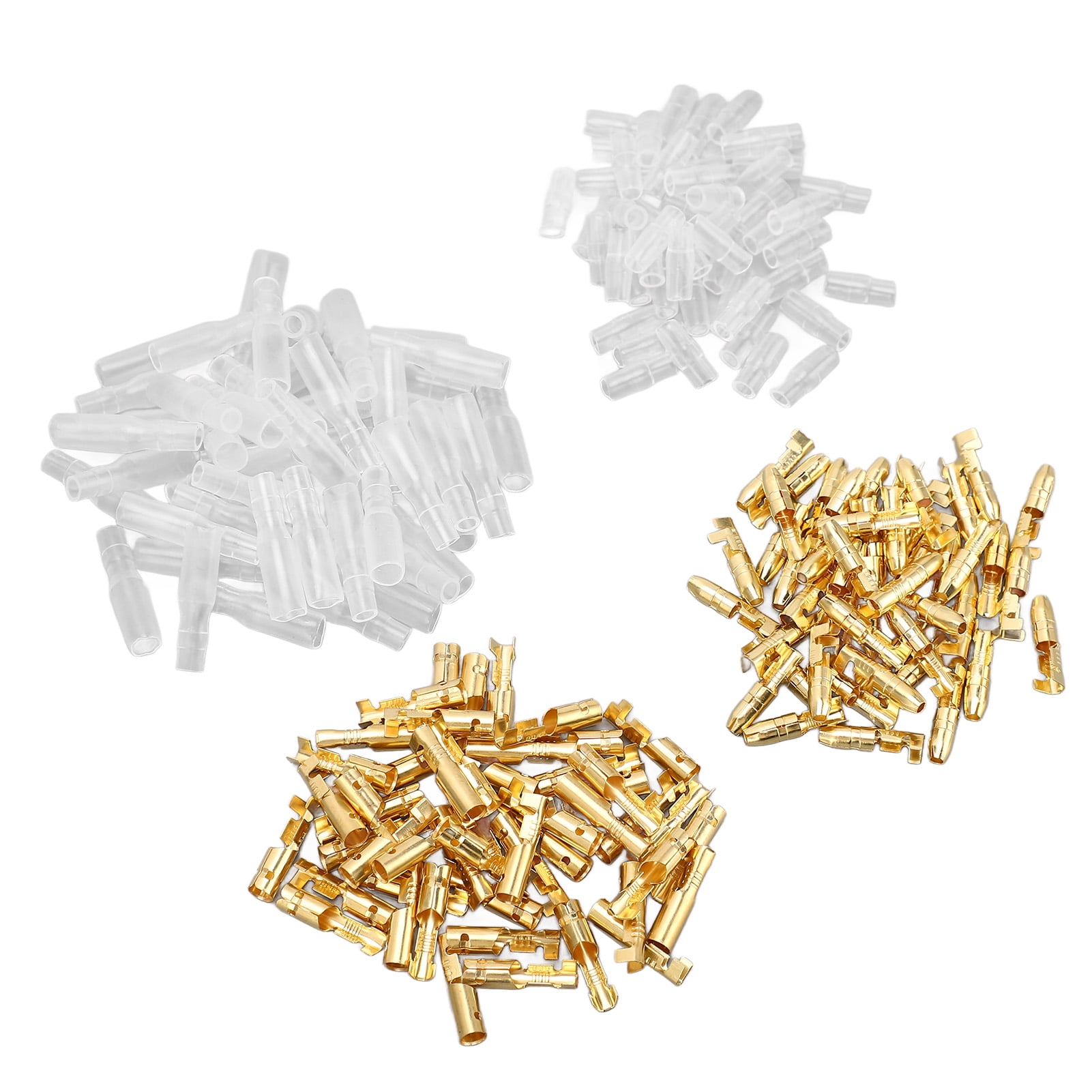 Neyseki 200Pcs Cold Crimp Pressed Terminal Connectors with Insulation ...
