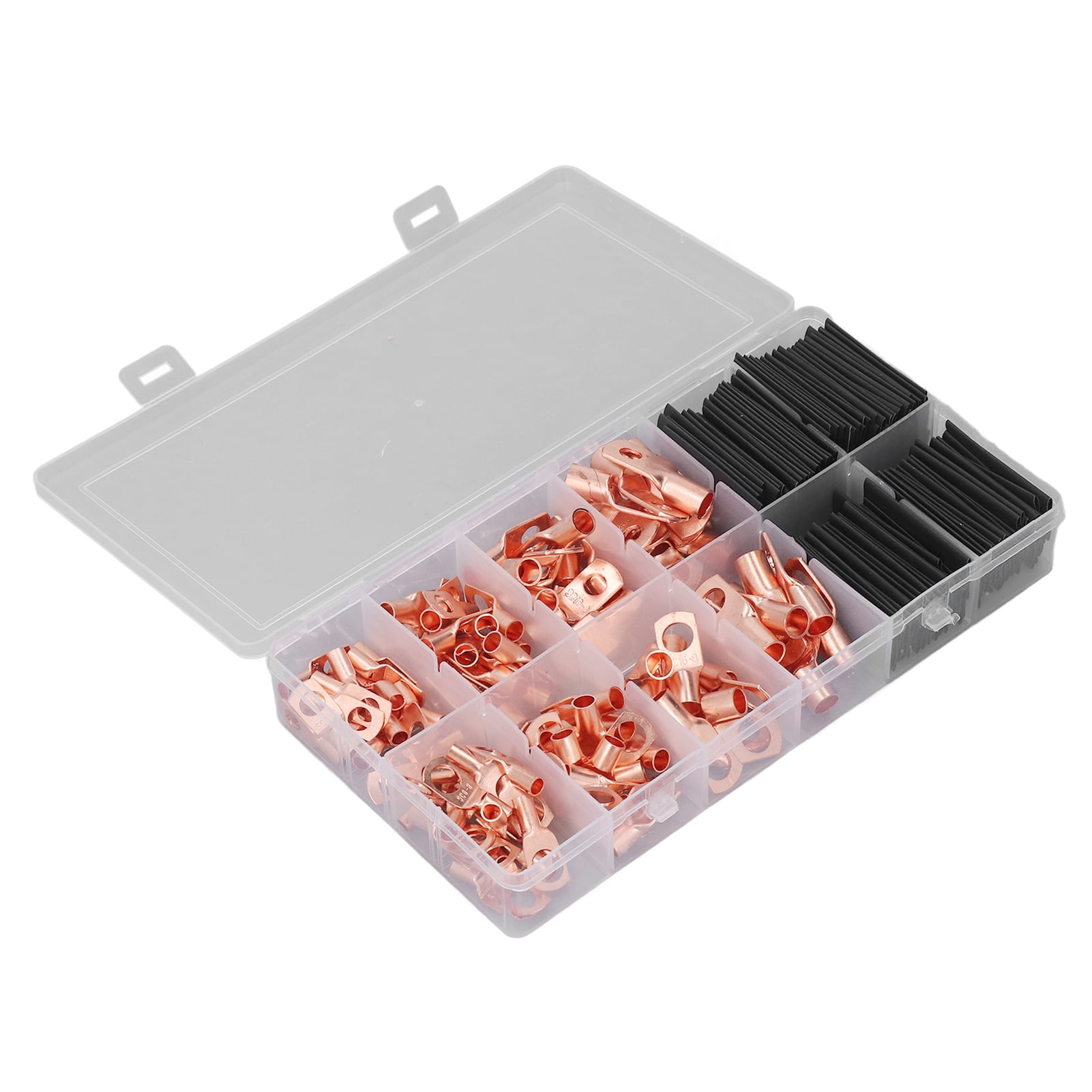 Neyseki 260pcs Terminal Lugs Heat Shrink Tubing Set Closed Design ...