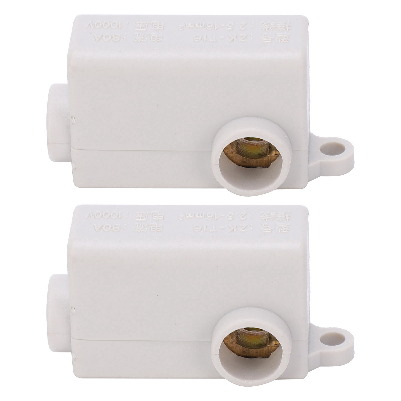 Neyseki 2Pcs Inline Junction Connector Box T-Type Terminals Cable Wire ...