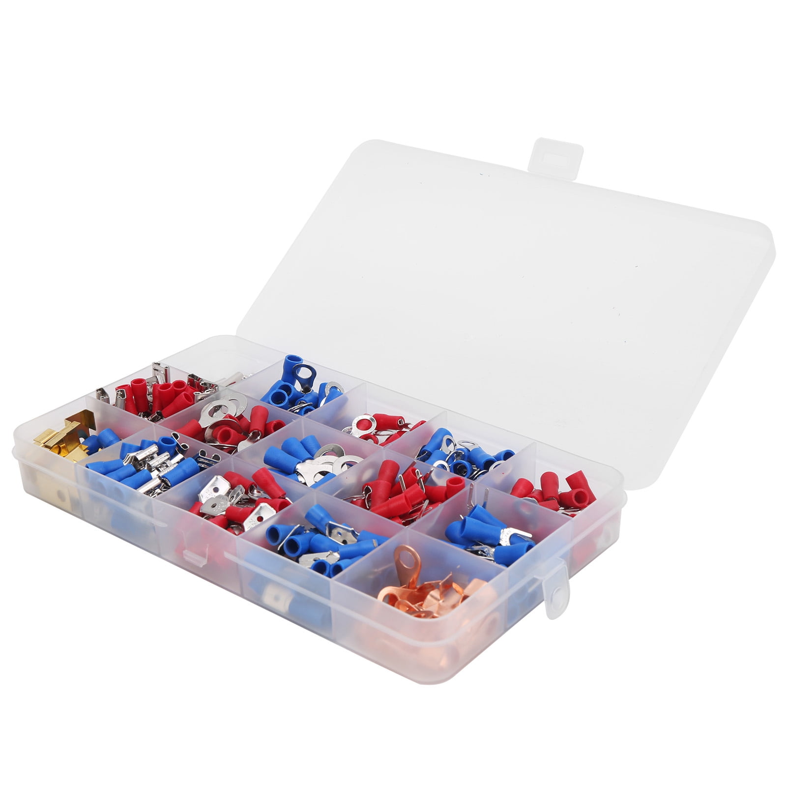 Neyseki 300Pcs Round Pre Insulated Cold Pressed Terminals Electrical ...