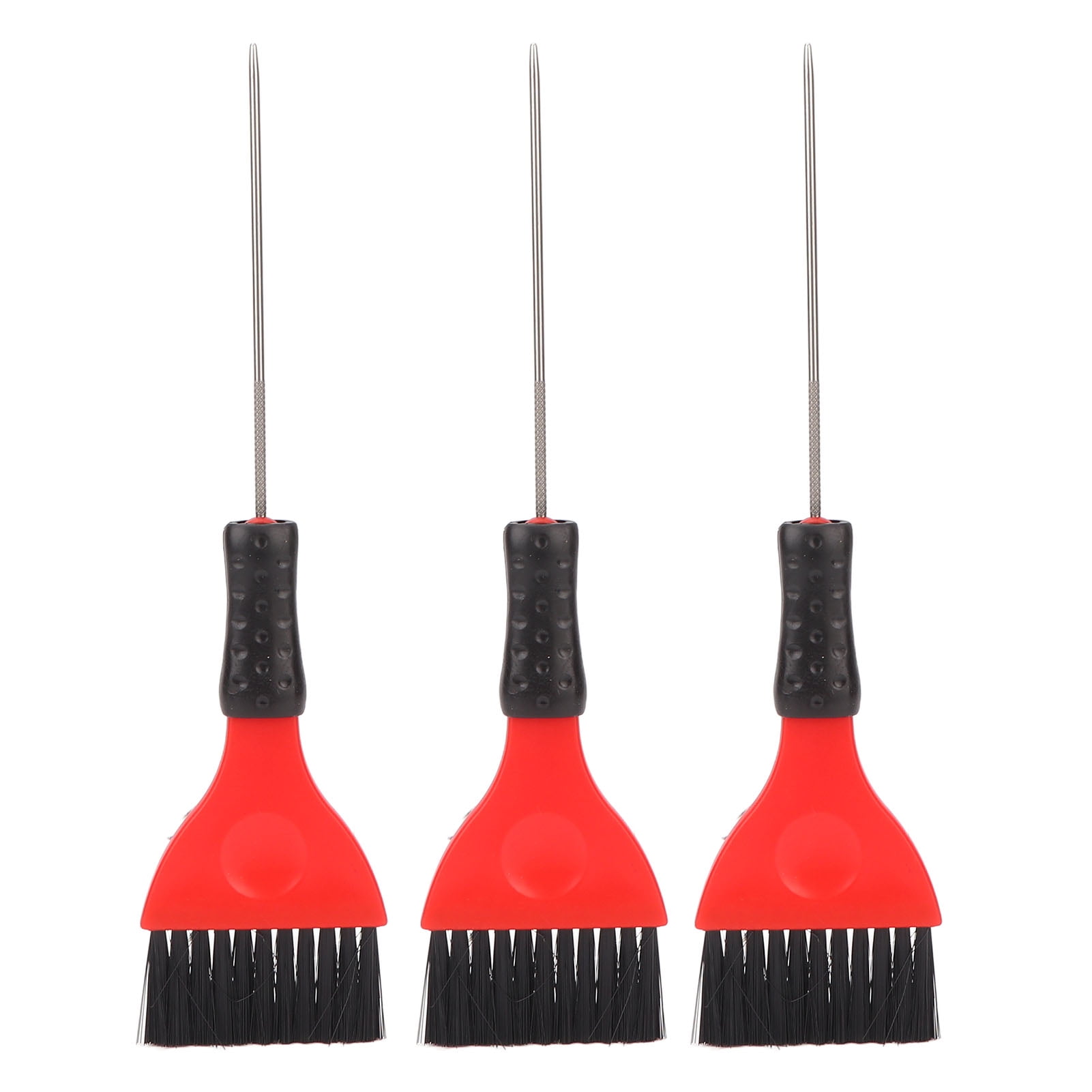 Neyseki 3Pcs Hair Dye Brush Stainless Steel Pin Nylon Bristles ...
