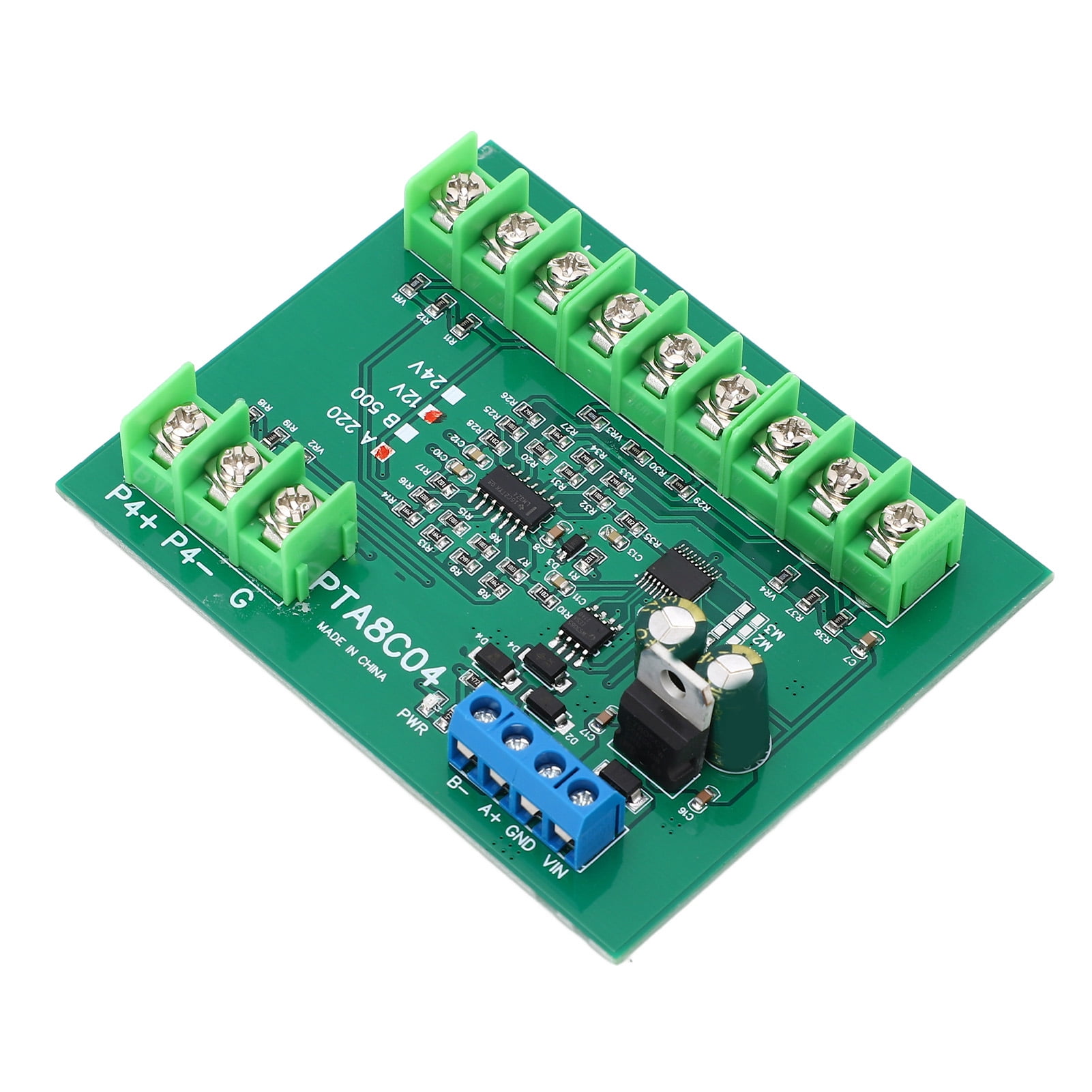 4 Channel PT100 RTD RS485 Temperature Sensor Board Temp Acquisition Module Resistance Collector ...