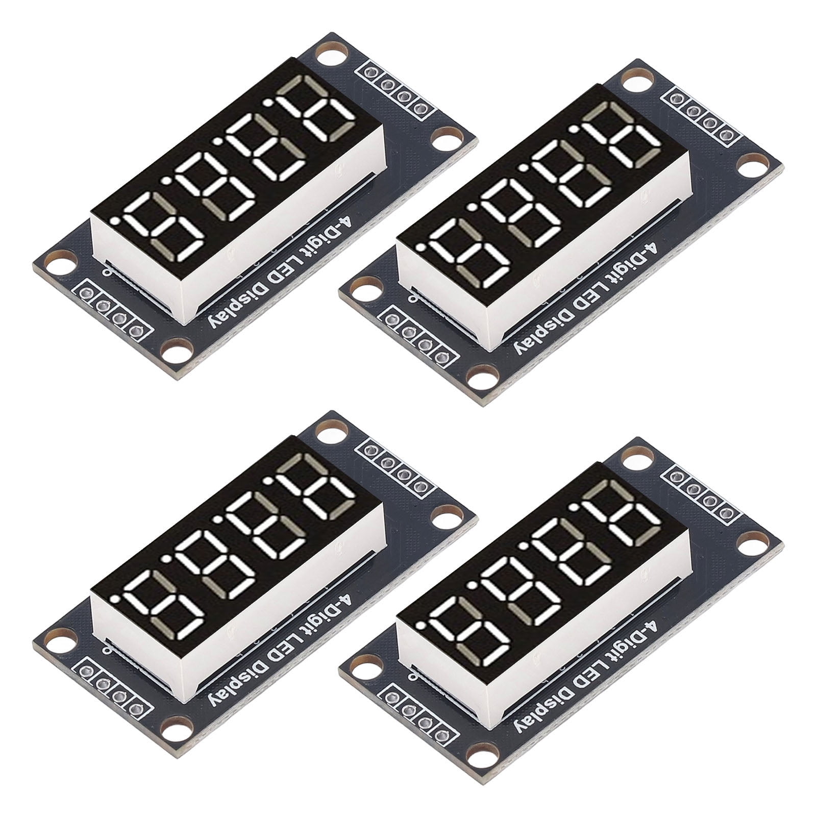 Neyseki 4 Sets Digital Tube Display Module LED 4 Digit 7 Segment 0.36in ... Neyseki 4 Sets Digital Tube Display Module LED 4 Digit 7 Segment 0.36in ...