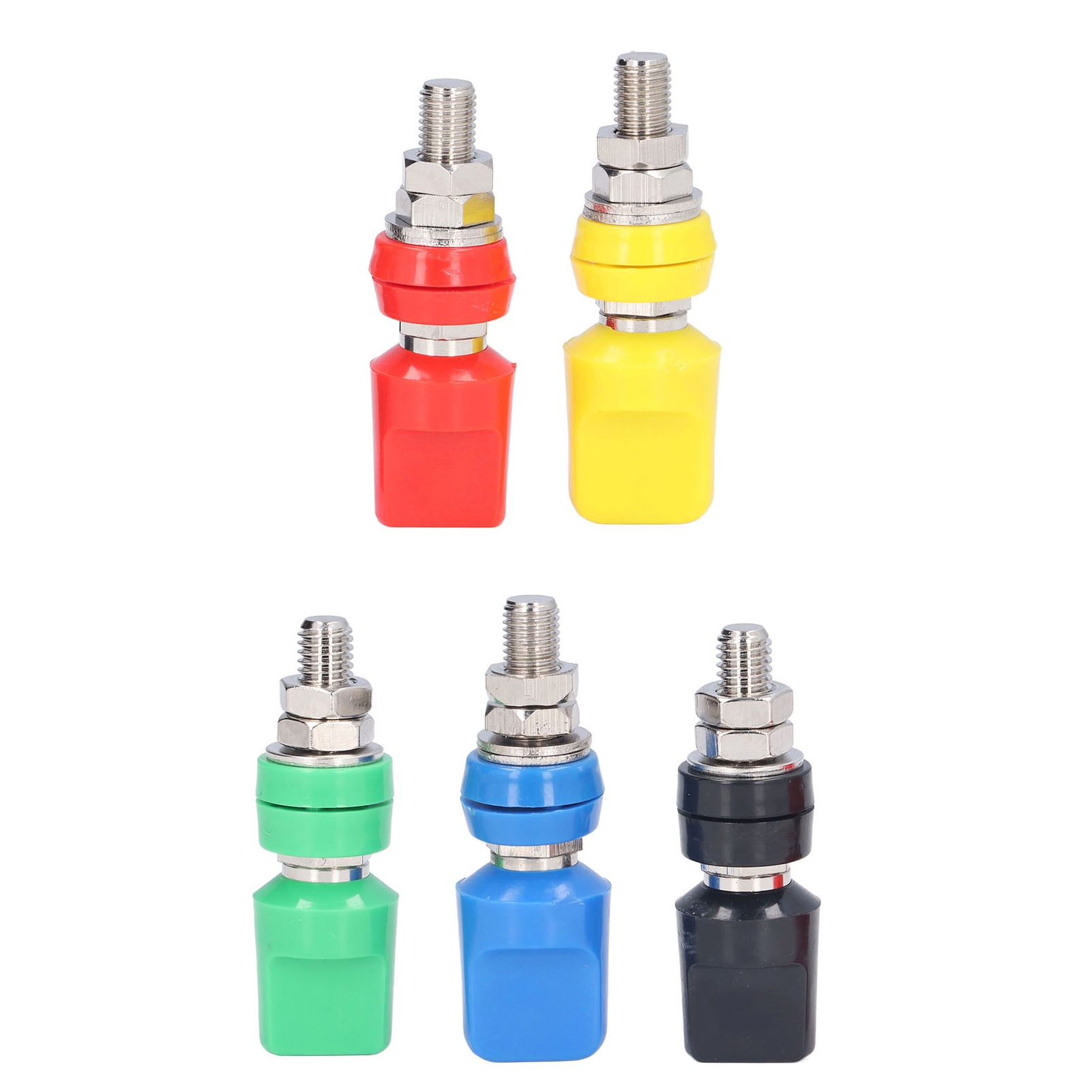 Neyseki 5PCS Terminal Binding Post High Current Silver Alloy Flat Cap ...