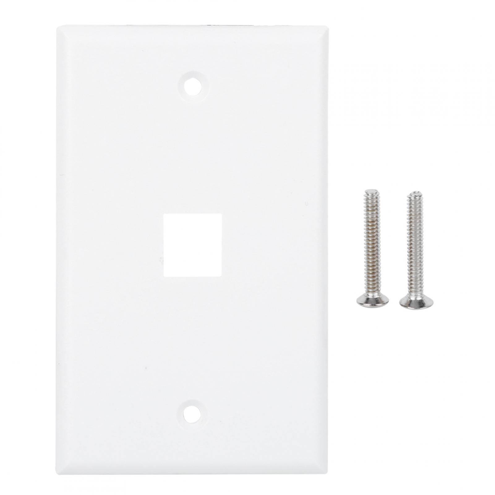 Neyseki 5Pcs Network Socket Panel 120 American Type Single Pot Wall ...