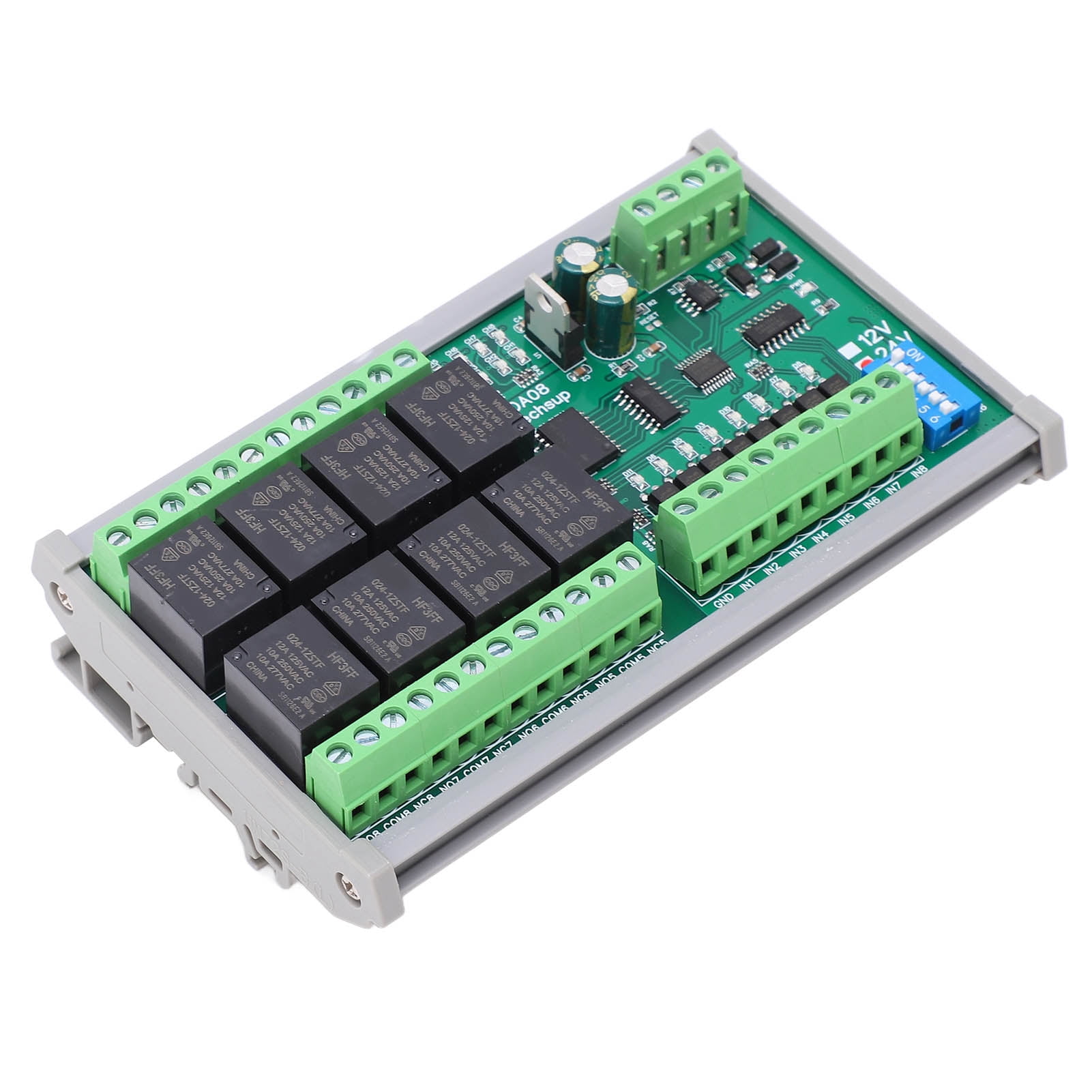 Neyseki 8 Channel Relay Module Board Household Appliance Control Relay ...