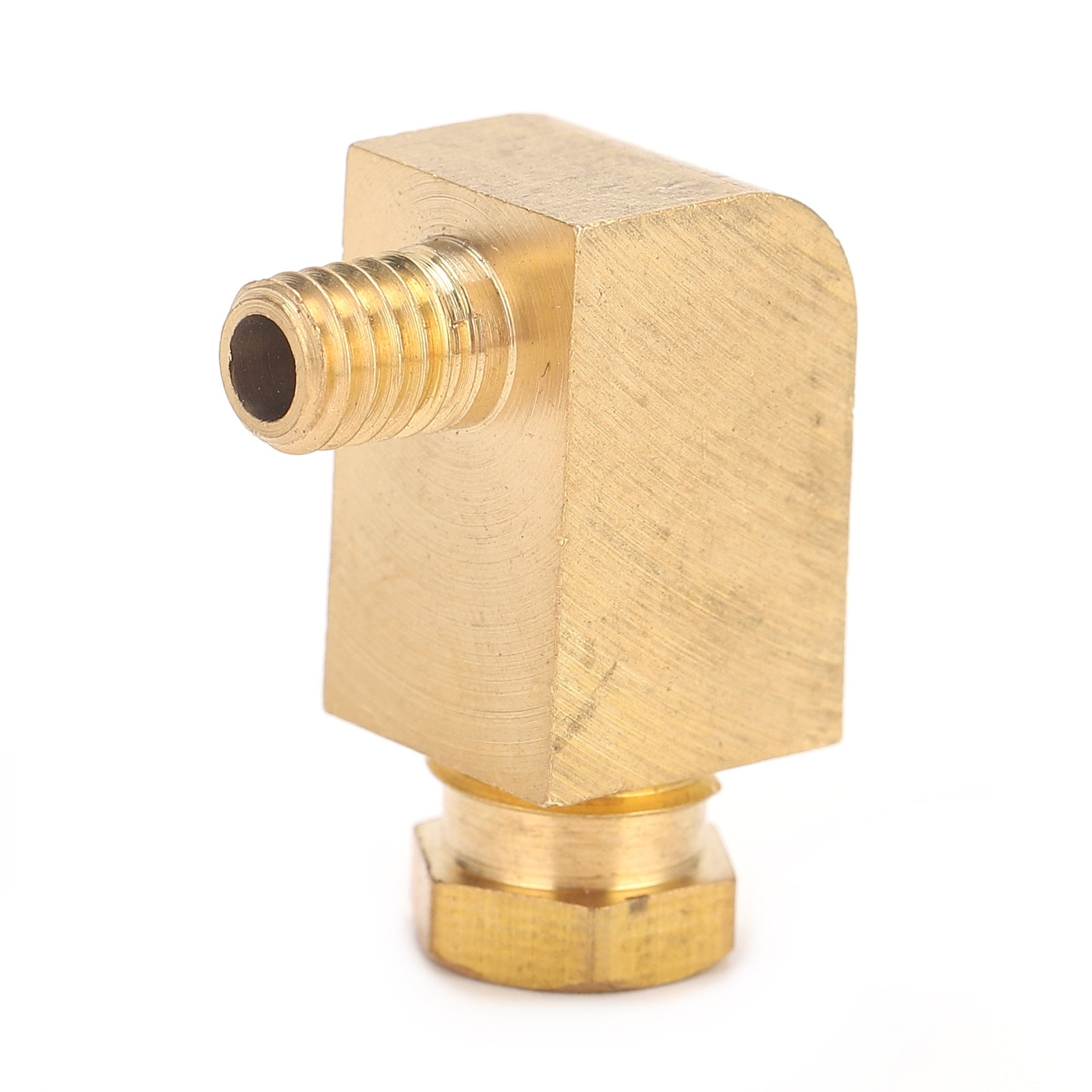 Brass Pipe Joint Right Angle Thread Connection Tube Nipple Industrial ...