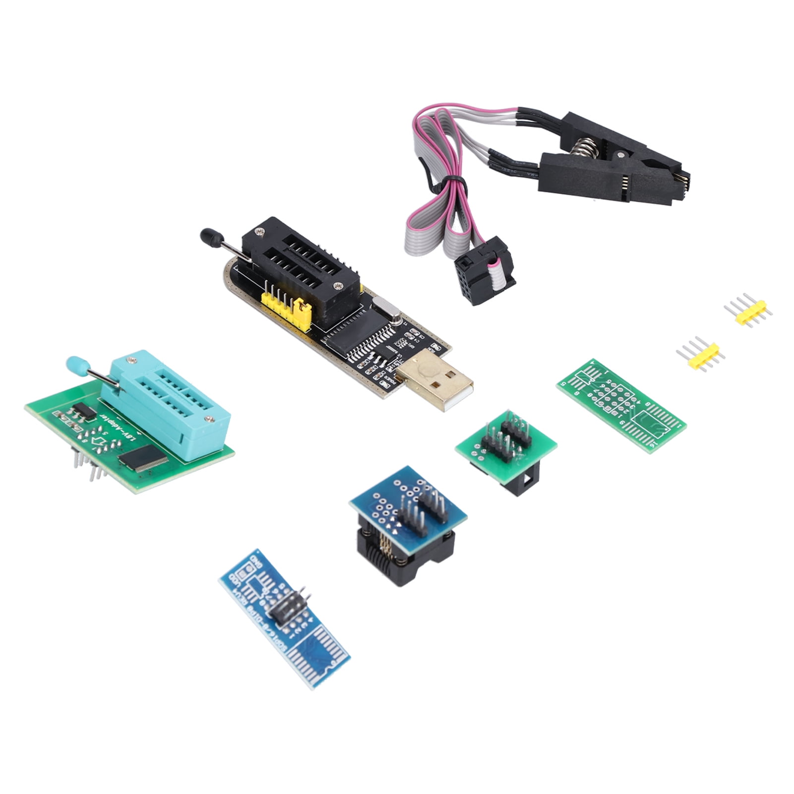 Neyseki Flash Chip Test Clip Set Programmer Mainboard Accessory with ...