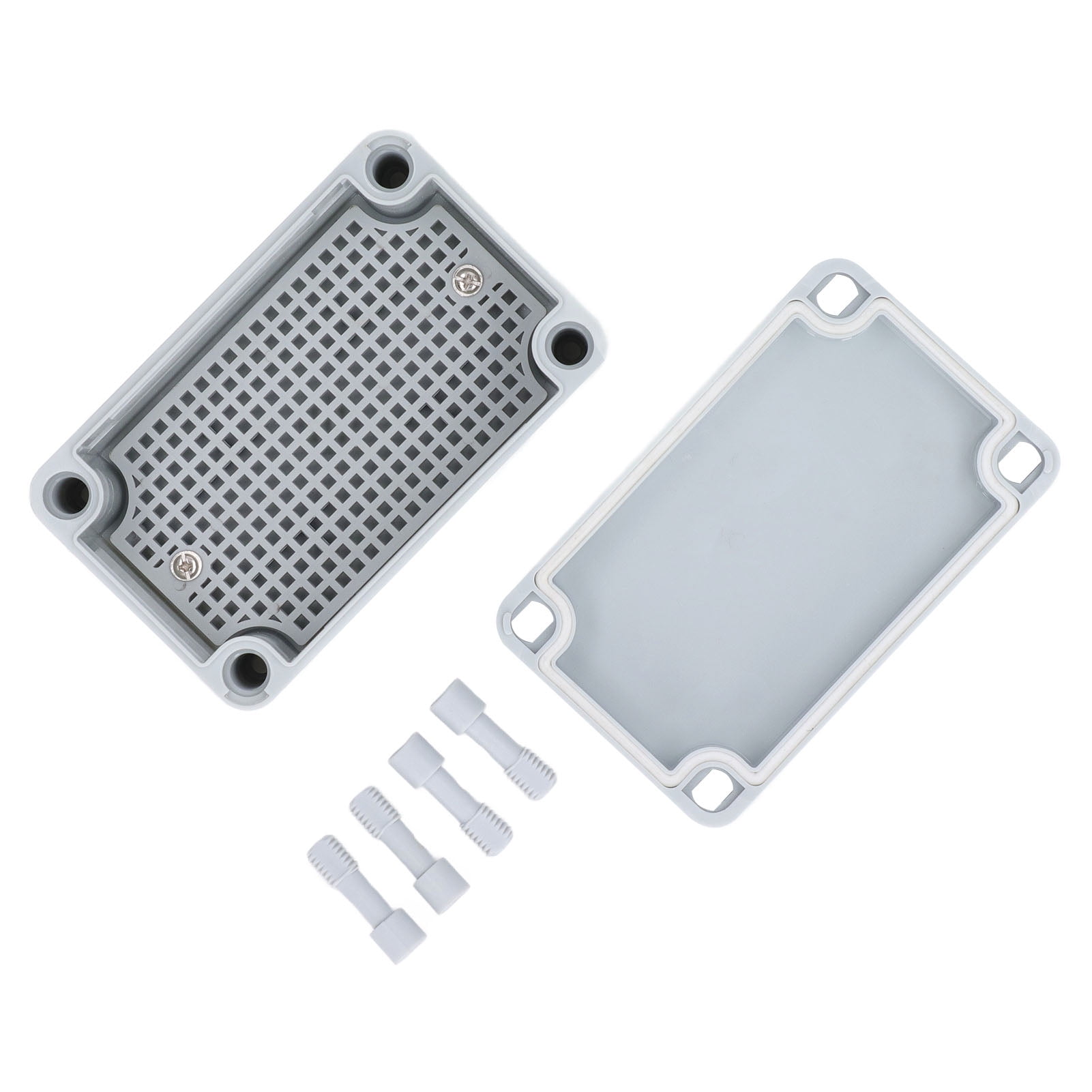 Neyseki Gray Electrical Junction Box with Mounting Plate IP67 ...