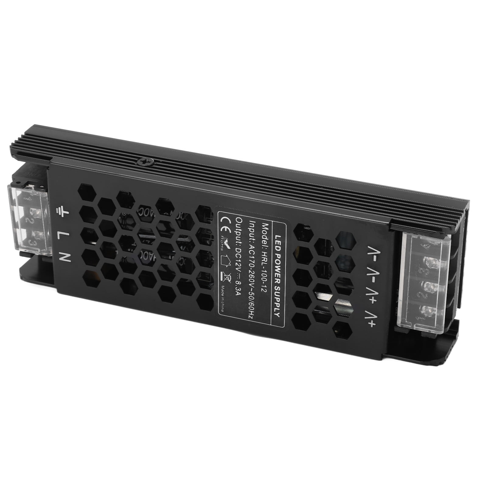 Neyseki LED Power Supply AC 170‑260V Input 100W Output Light Strip ...