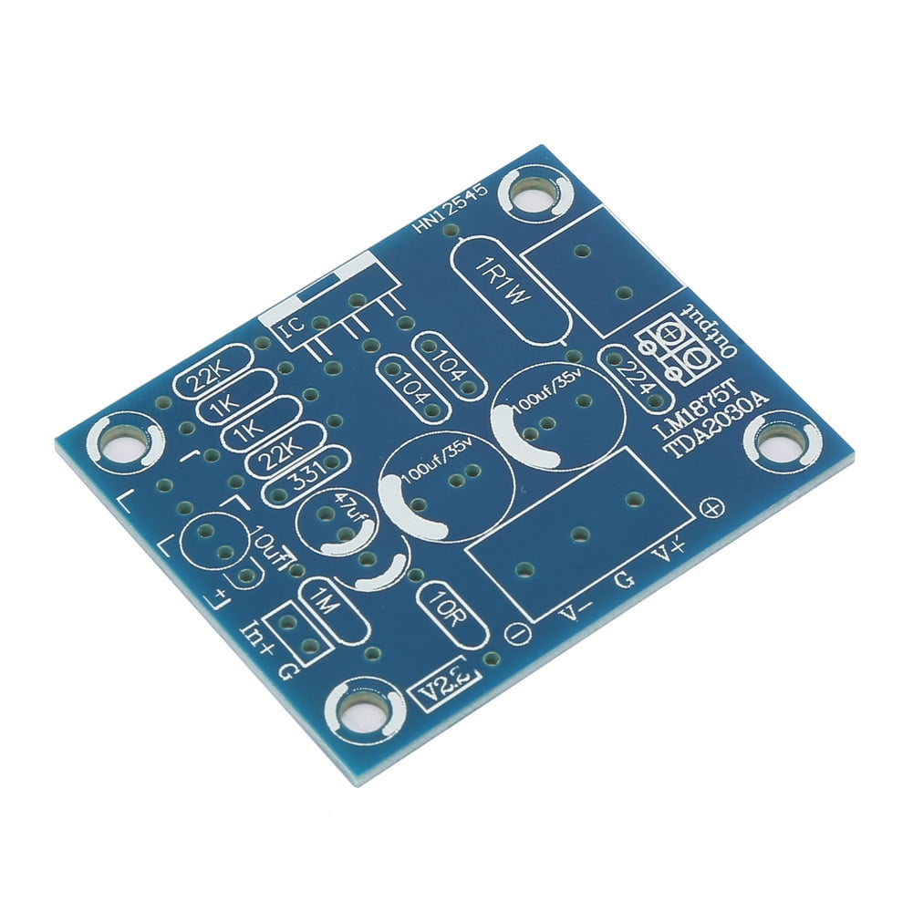 Neyseki LM1875T DIY Kit 20W Mono Channel HiFi Audio Power Amplifier Board - Walmart.com