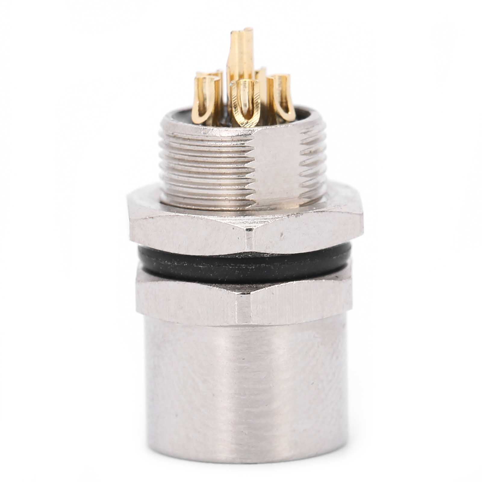 Neyseki M8-B-S6 Pass Socket 6Pin M8 Connector IP67 Front Board Mounted ...