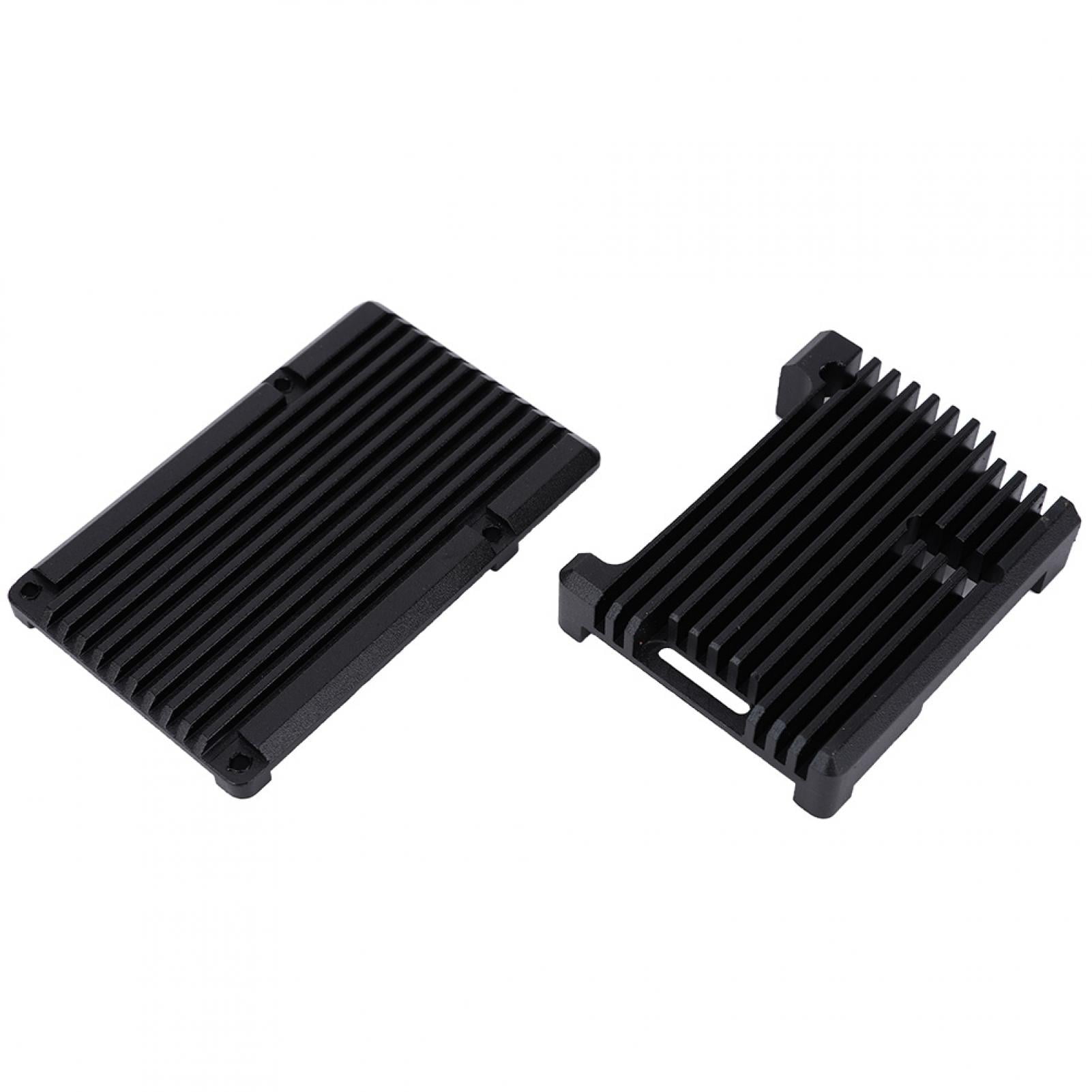 Neyseki Motherboard Shell Box Black Aluminium Alloy Fit for RaspberryPi ...