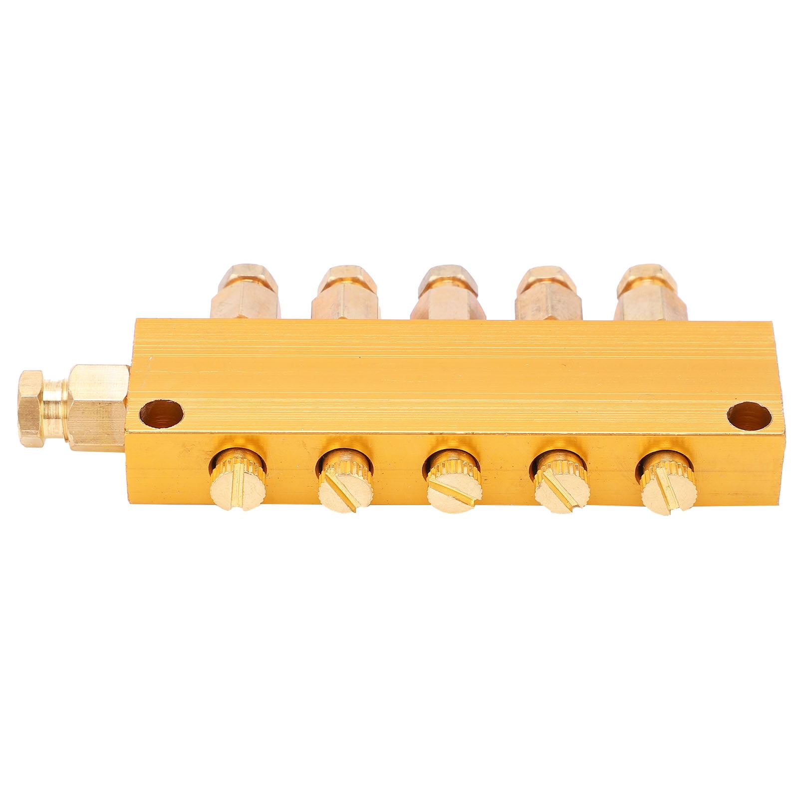 Neyseki Oil Distributor Adjustable Brass Lube Piston Separator Divider ...