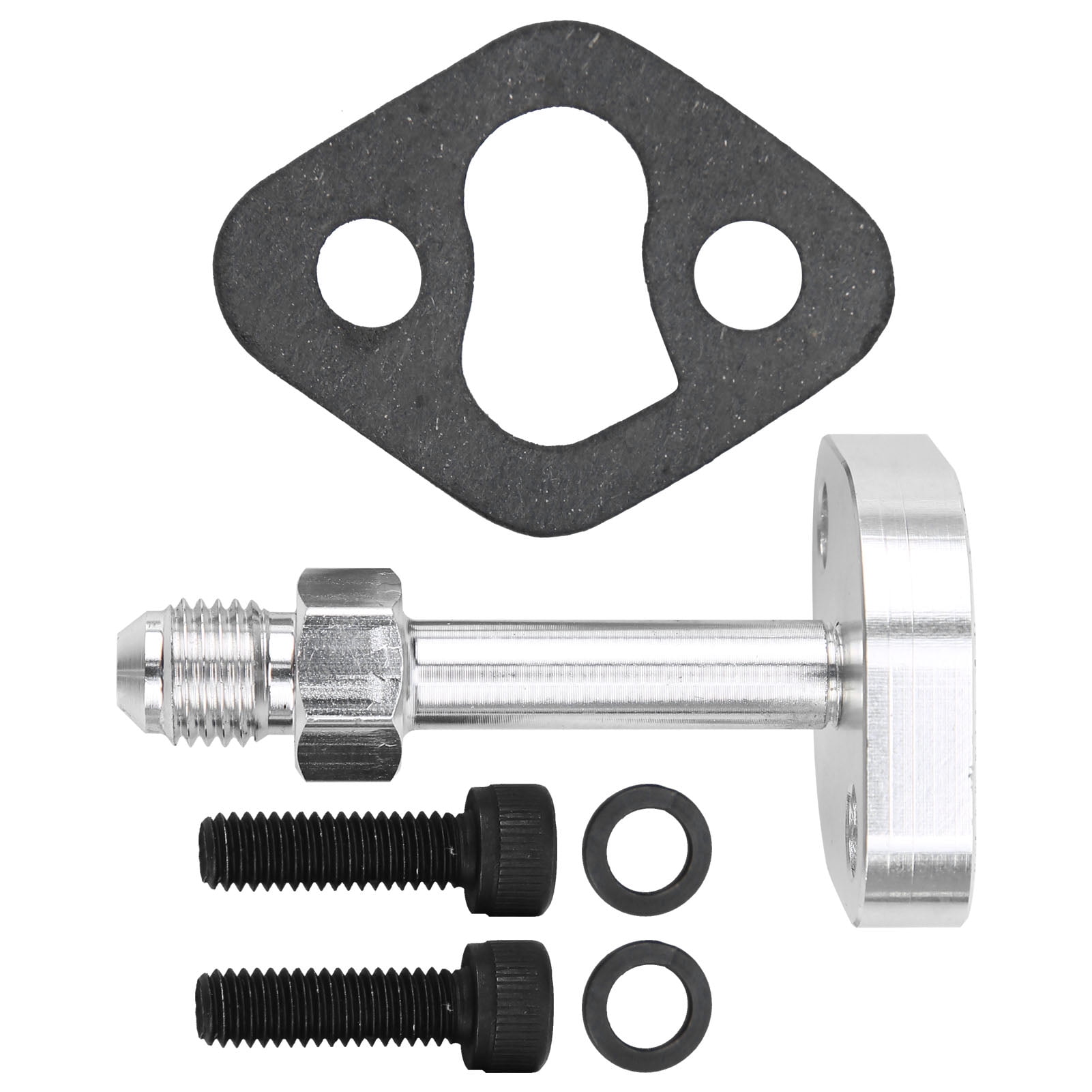 Neyseki Turbo Oil Water Drain Return Flange Adapter Kit Aluminium Alloy ...