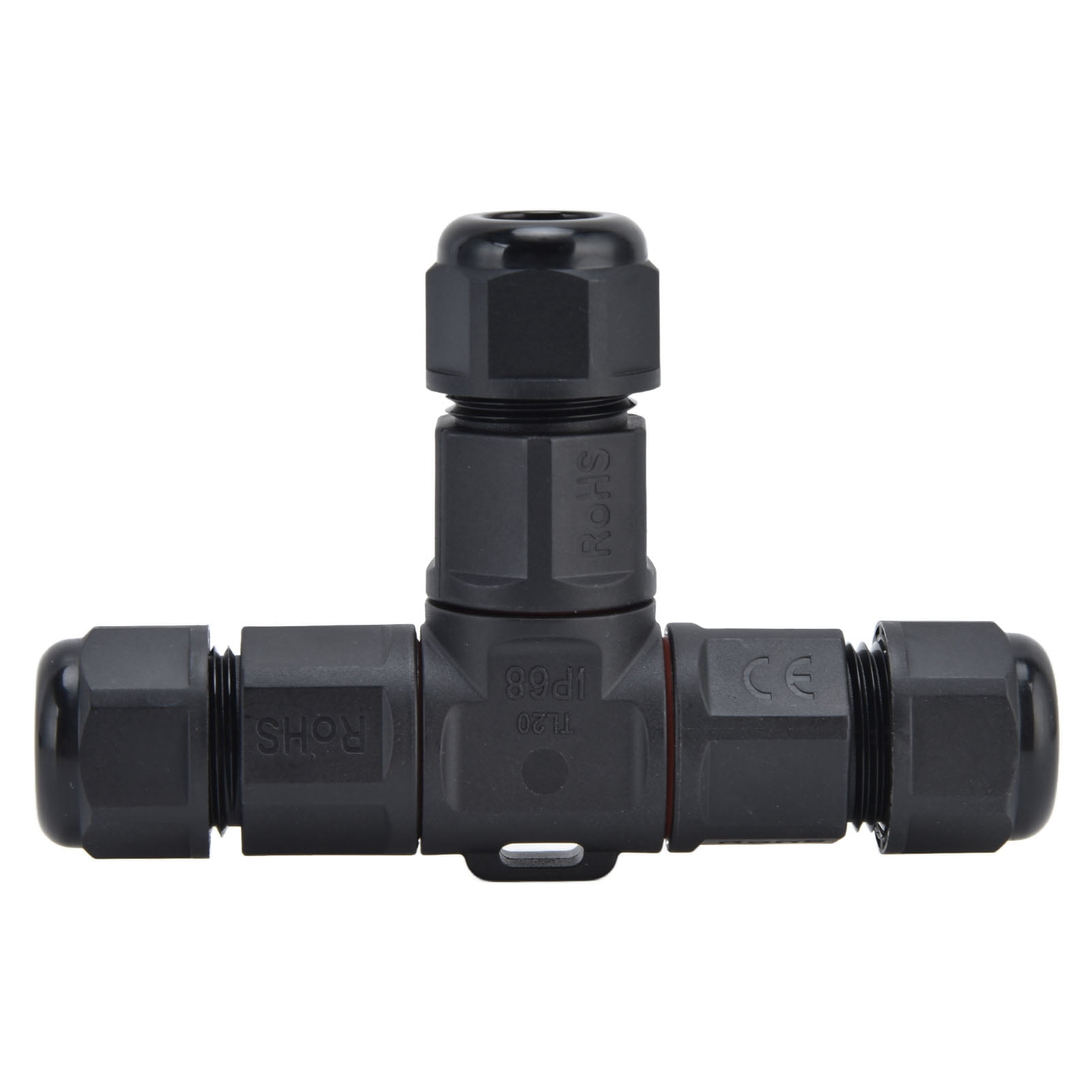 Neyseki Waterproof Connector 3 Pin Tee Electrical Wire Terminal Quick ...