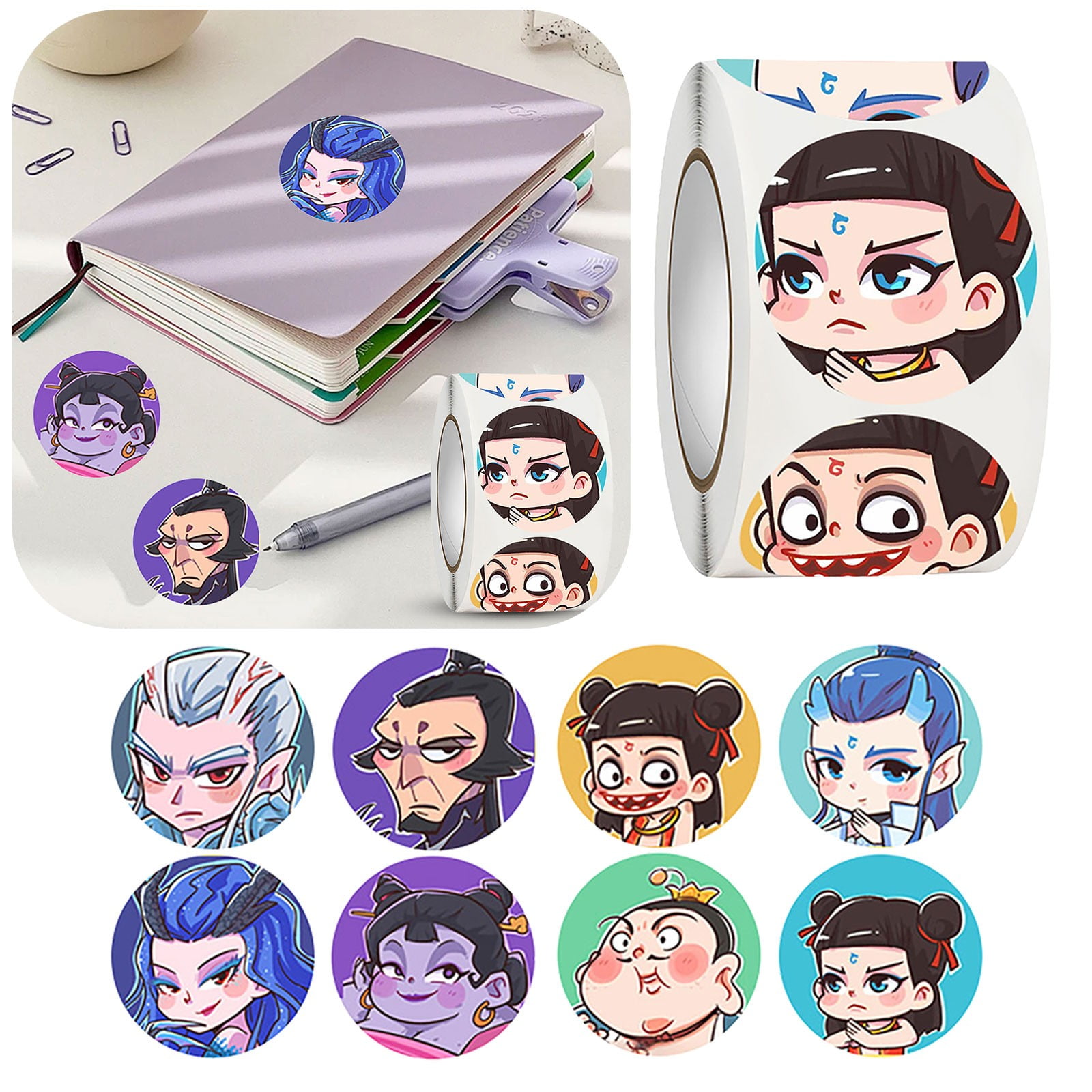 Nezha 2 Cartoon Peripheral Decoration Account Sticker C Anezha 2 ...