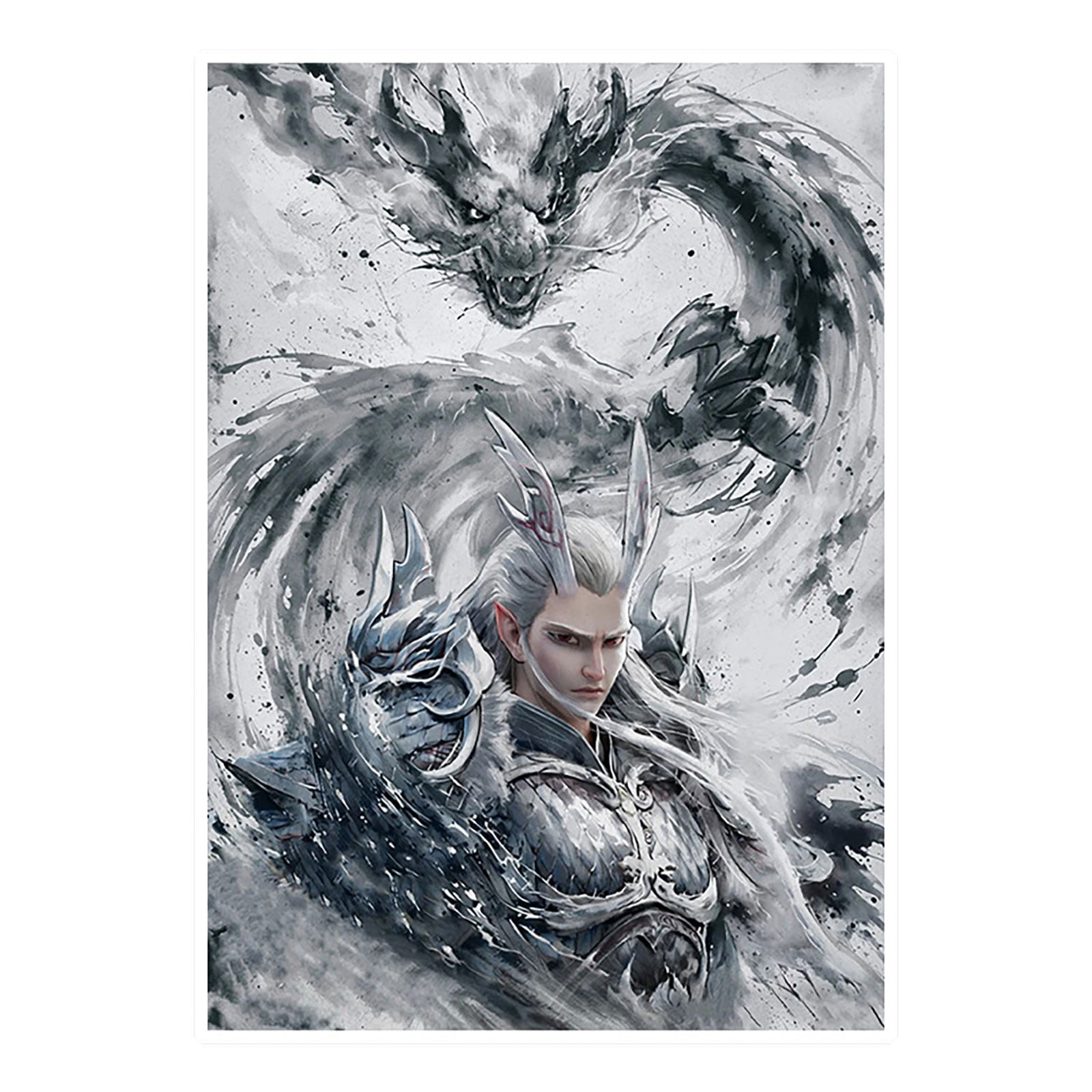 Nezha 2 Character Sticker Poster E, Wall Art - Walmart.com