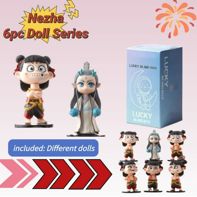 Nezha 2 Figure Nezha The Demony Boy Blind Box Ornaments,2025 New NeZha ...