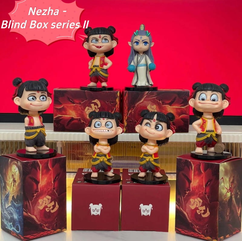 Nezha 2 Movie Figure Nezha The Demony Boy Blind Box Ornaments,2025 New ...