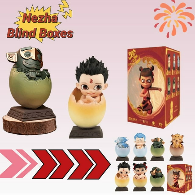 Nezha 2025 Figure Nezha The Demony Boy Blind Box Ornaments,2025 New ...