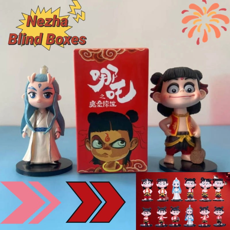 Nezha 2025 Figure Nezha The Demony Boy Blind Box Ornaments,2025 New ...