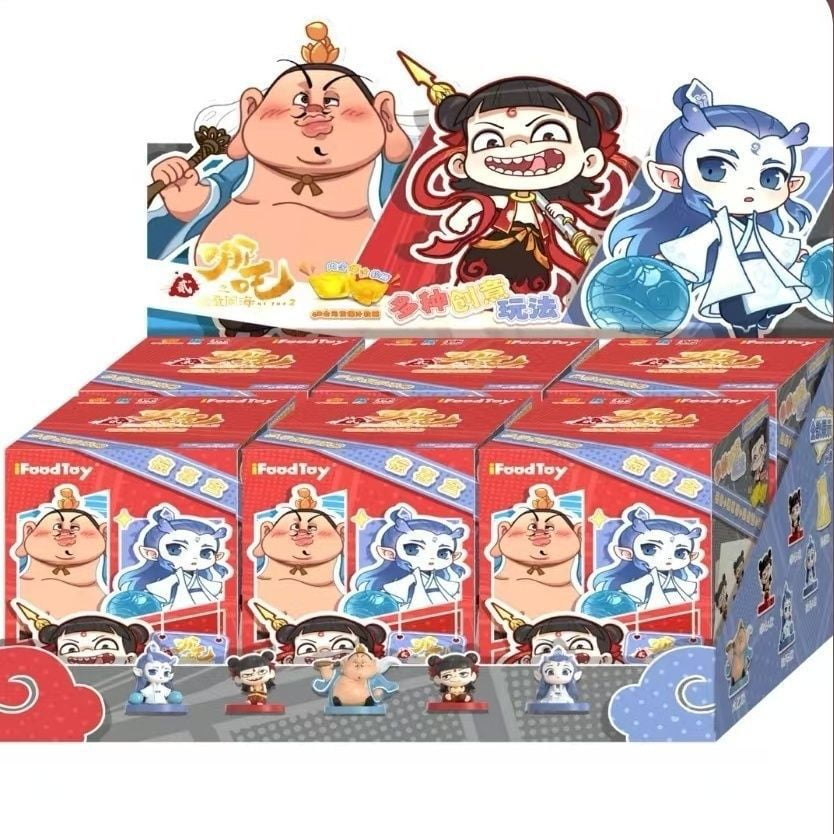 Nezha Blind Box Series Collectible Figures Fun and Exciting Mystery Box ...