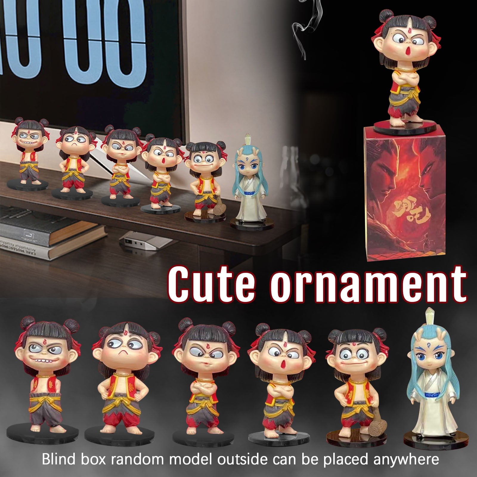 Nezha Character Collectible Blind Box - Mythical Hero Figurine, Unique ...
