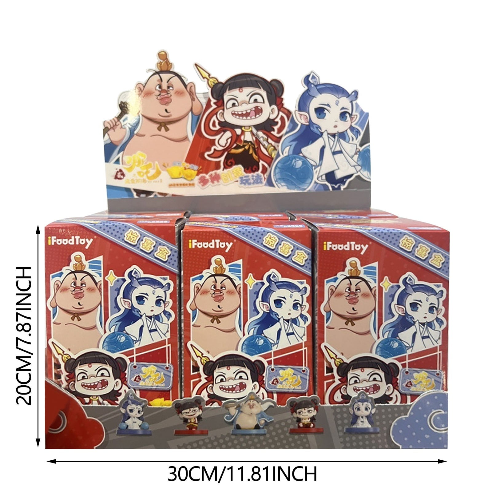 Nezha Figure 6pcs Cute Ne Zha Series Assorted Blind Box Desktop ...