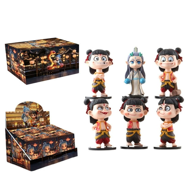 Nezha Figure Blind Box 2025 New NeZha Action Figures Blind Box, Nezha 2 ...
