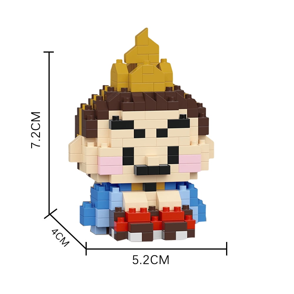 Nezha Flying Pig Micro Mini Building Blocks - Cute Poseable Mini Toy ...