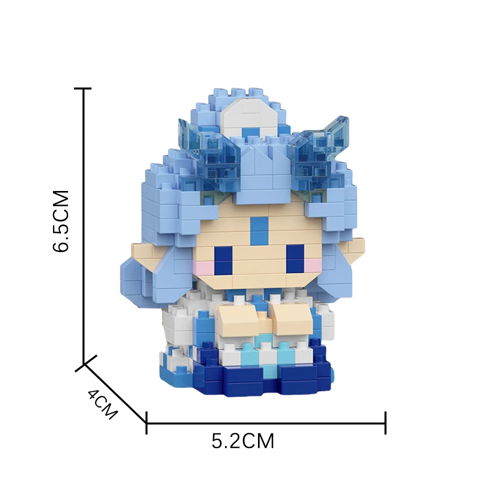 Nezha Flying Pig Micro Mini Building Blocks - Cute Poseable Mini Toy ...