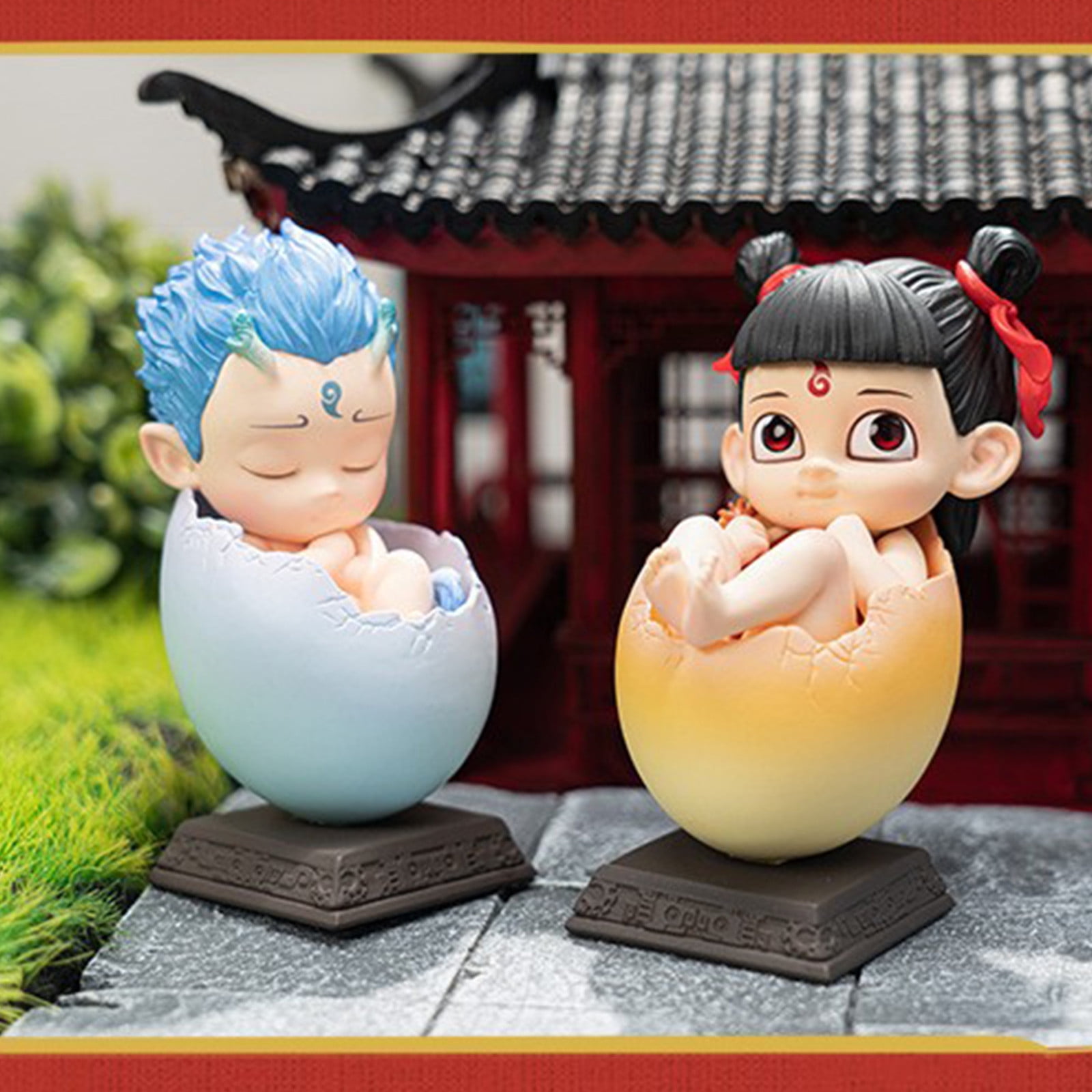 Nezha The Mind of the Demon Child Magic child blind box Nezha kids toys ...