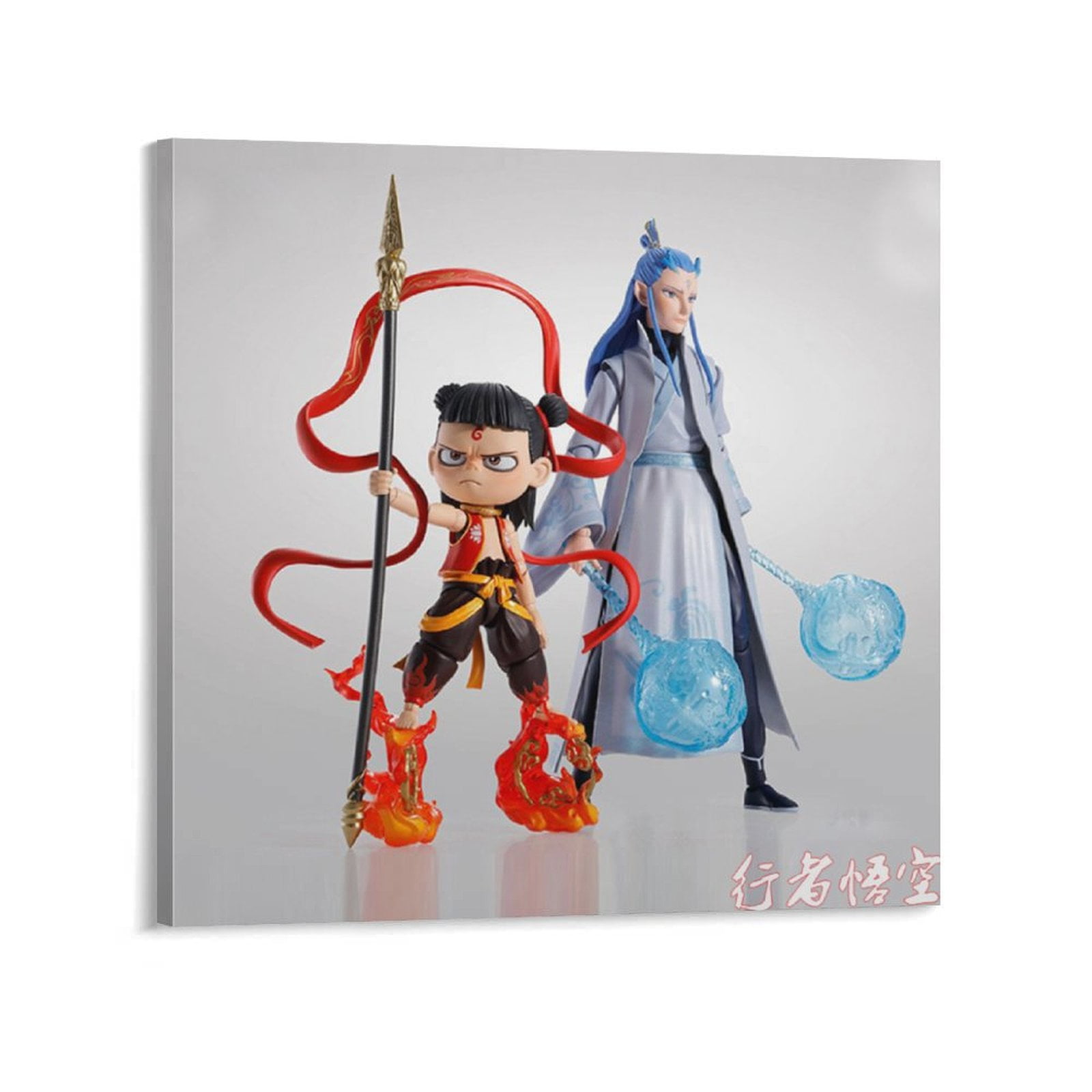 Nezha Poster Picture Print Wall Art Poster Painting Canvas Posters ...