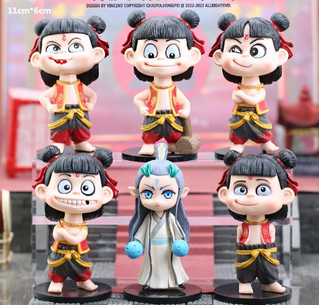 Nezha character blind box 2025 new Nezha action character blind box ...