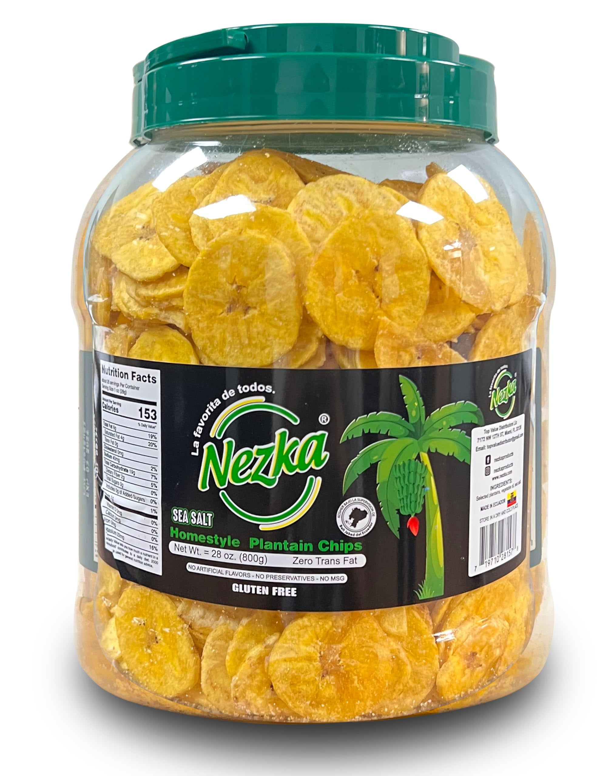 Nezka Lightly Salted Plantain MZF22 Chips - Delicious Crunchy Snacks ...