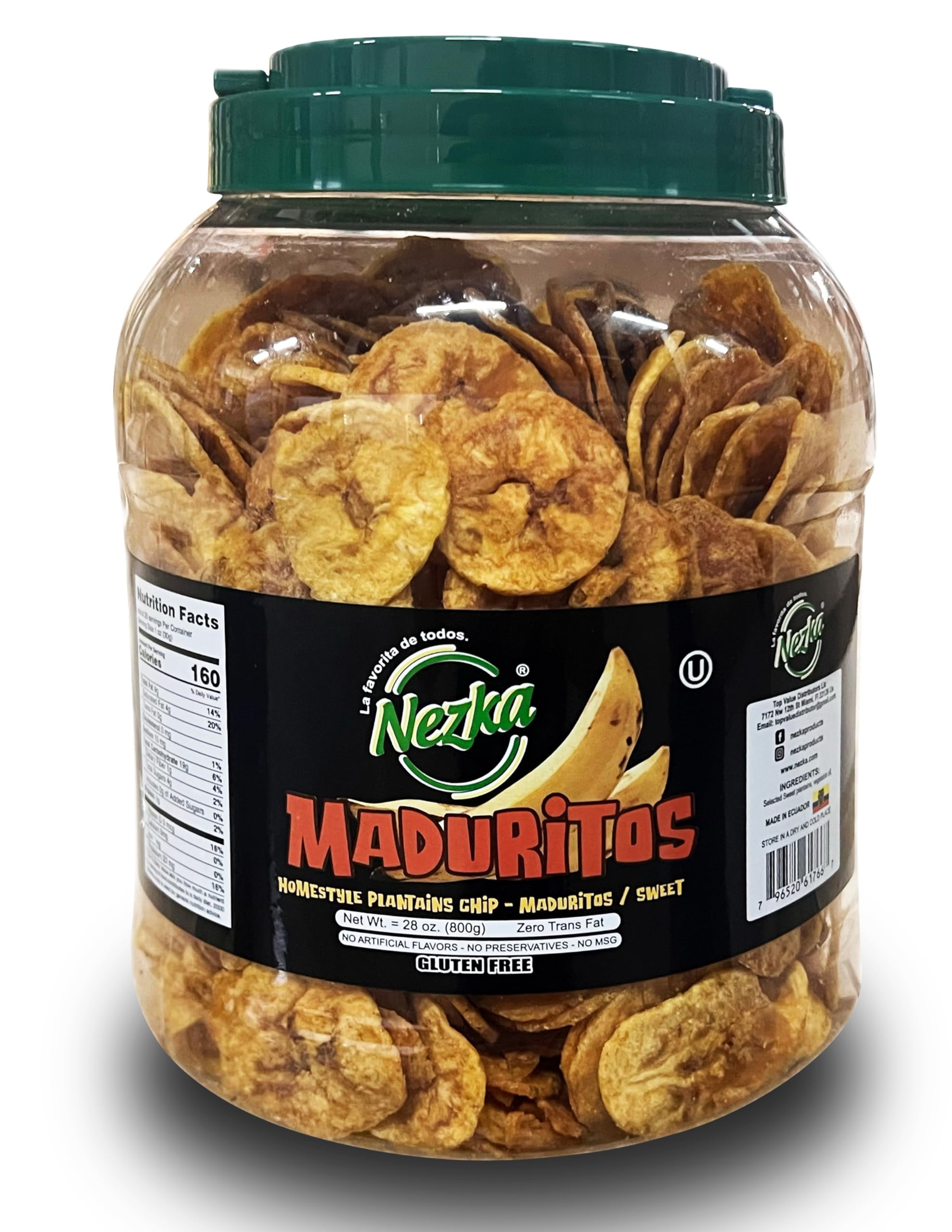 Nezka Sweet Plantain Chips BCF26 - Delicious Crunchy Snacks and Side ...