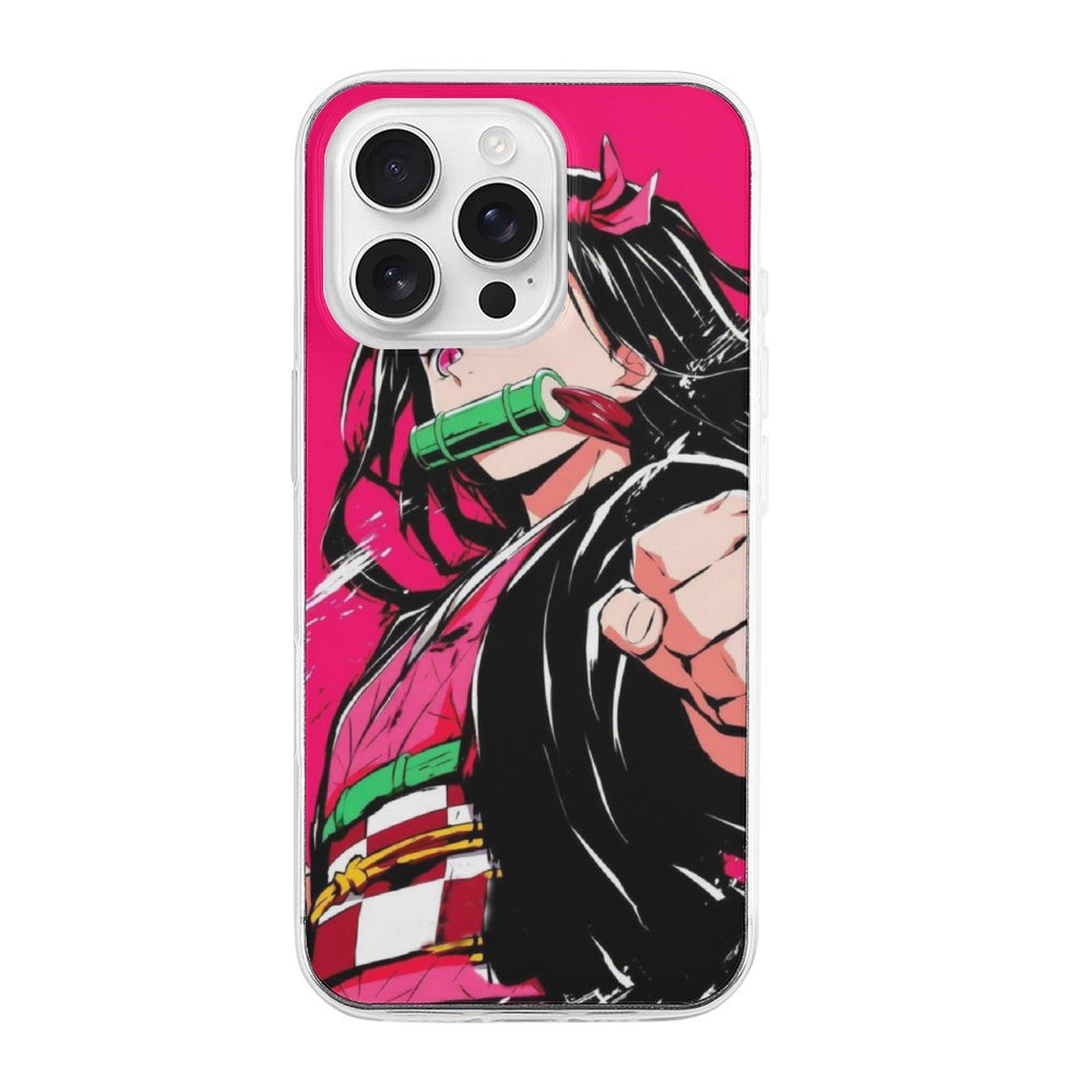 Nezuko Compatible iPhone 16 TPU Mobile Phone Case Series Scratch Shock ...