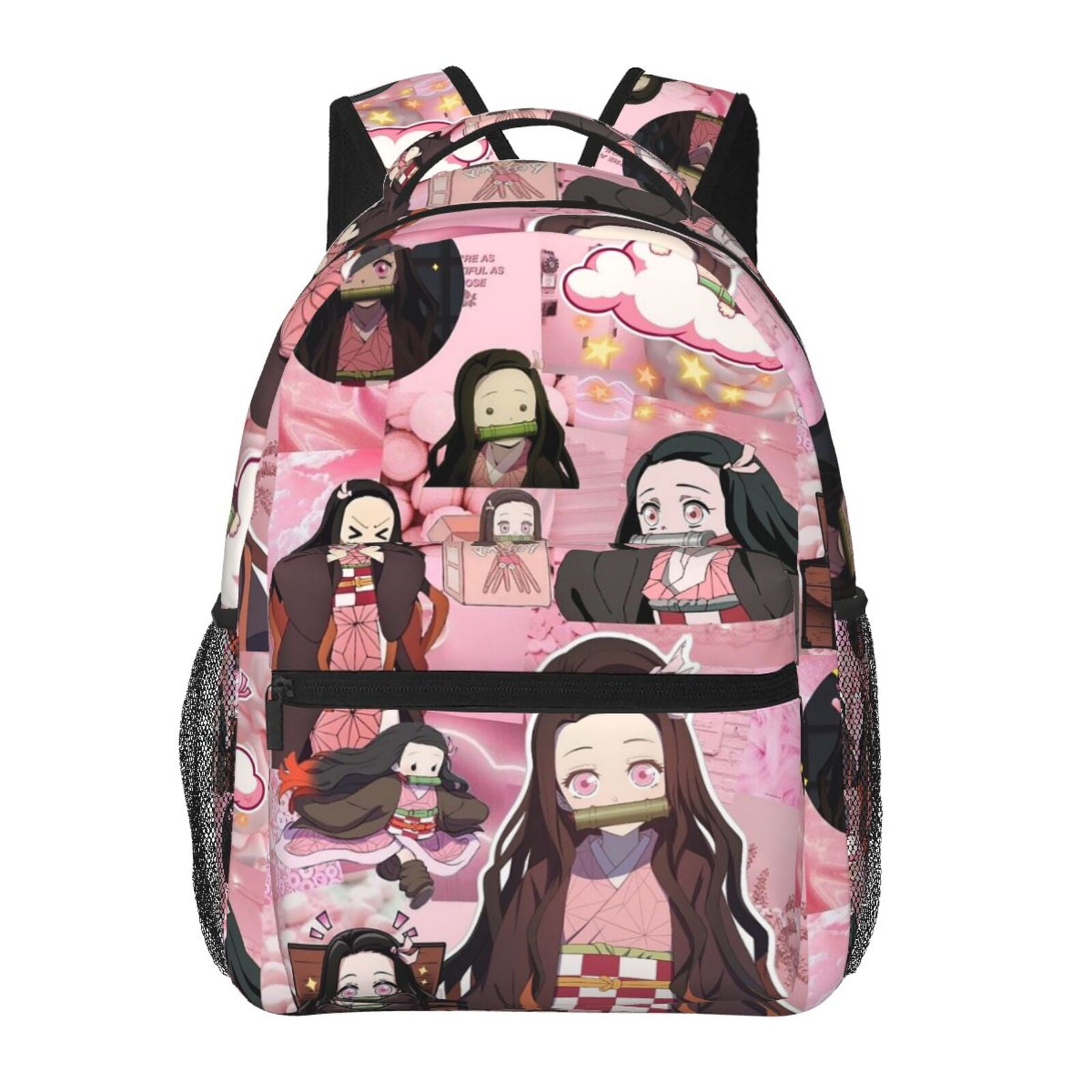 Nezuko Kamado Anime Fashion Backpacks Laptop Bag Backpack Lightweight ...