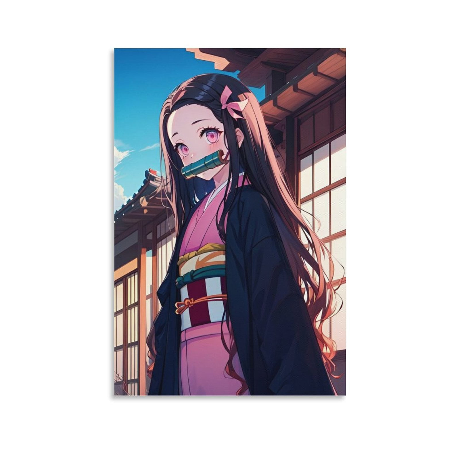 Nezuko Kamado Anime Poster (5) Art Poster Canvas Painting Decor Wall ...