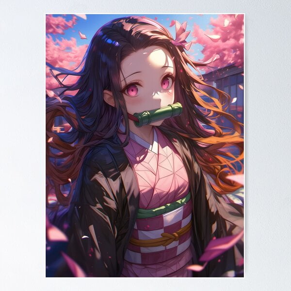 Nezuko Kamado - Demon Slayer 18 Poster Wall Art, Modern Wall Decor For ...