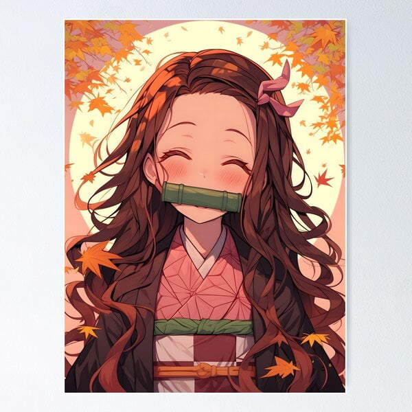 Nezuko Kamado - Demon Slayer 19 Poster Wall Art, Modern Wall Decor For ...