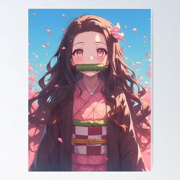 Nezuko Kamado - Demon Slayer 28 Poster Wall Art, Modern Wall Decor For ...