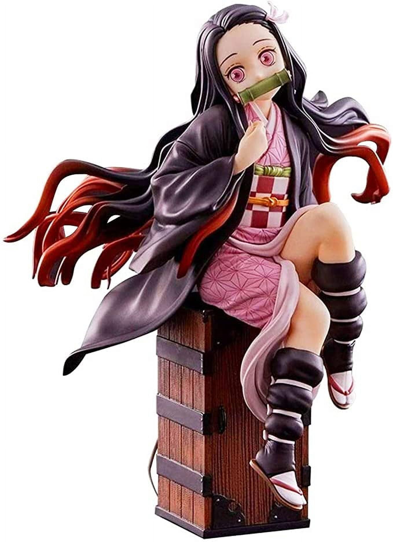 Nezuko Kamado Demon Slayer Anime Action Figure Figures Character Model ...