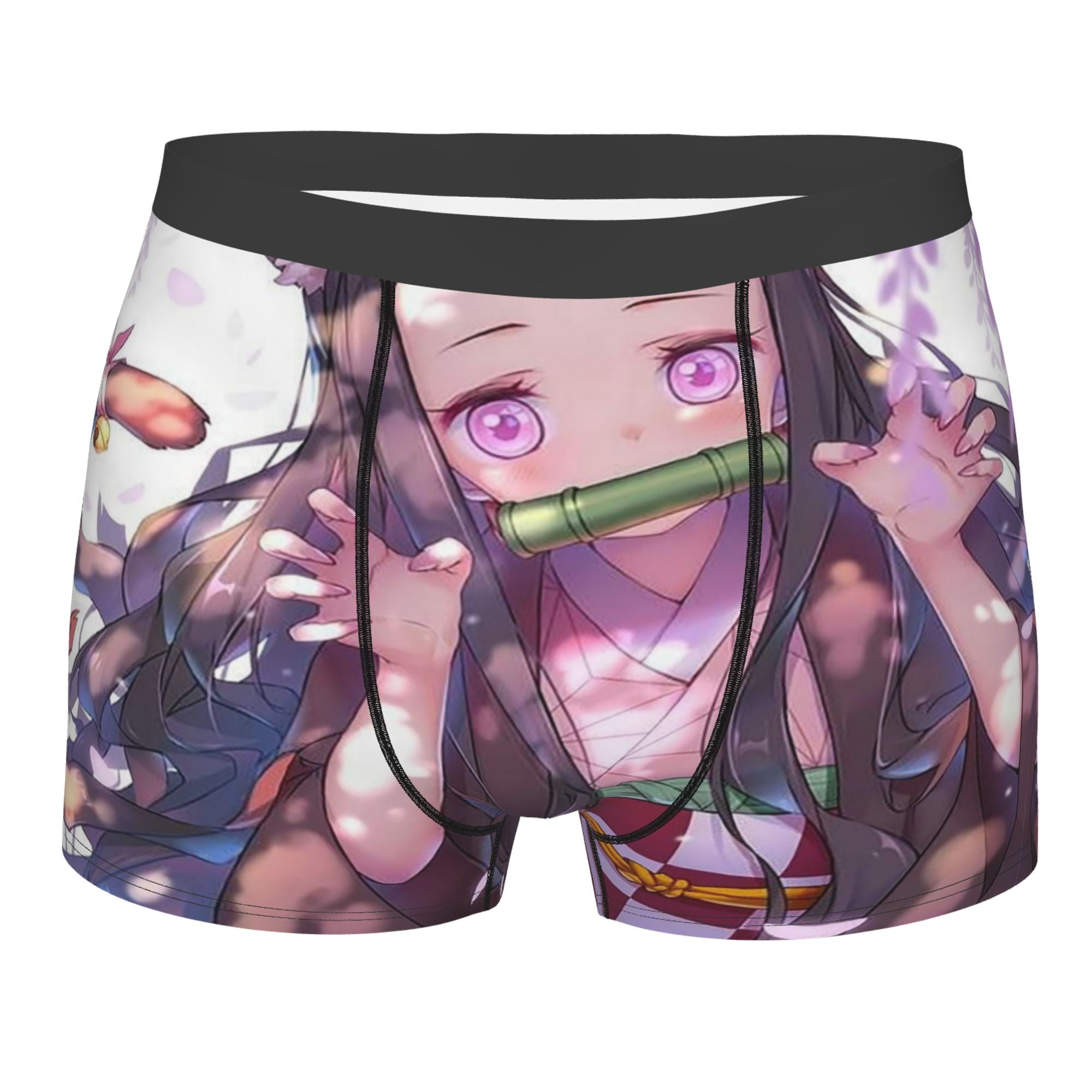 Nezuko Kamado Demon Slayer Breathable Men's Boxer Briefs Underwear Cool ...